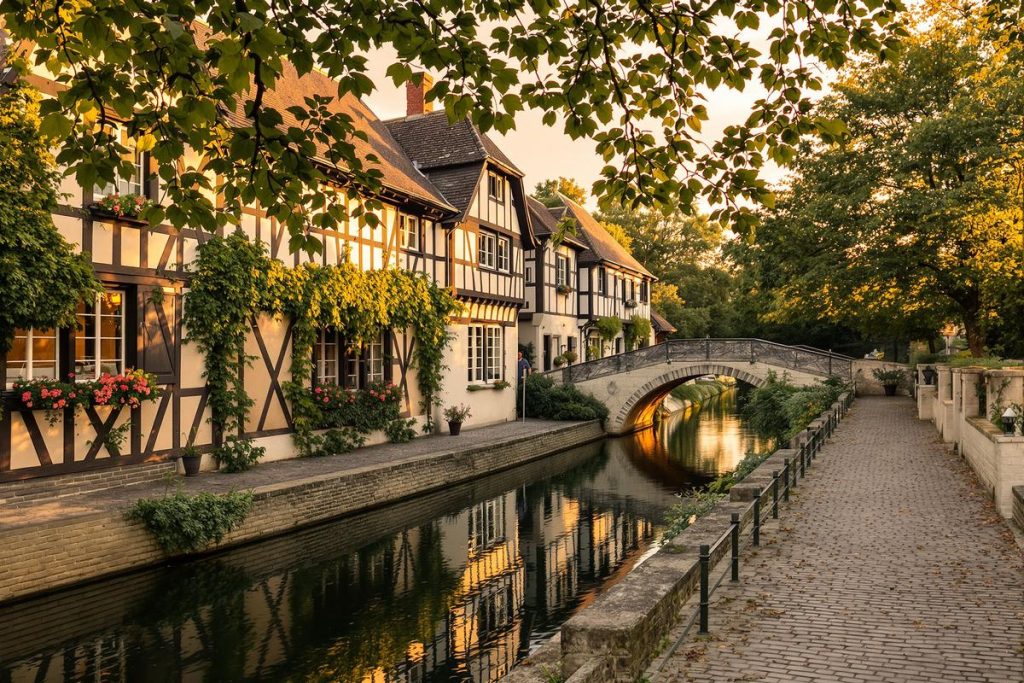 À 50 min de Paris, ce village façon Venise est un secret bien gardé ...